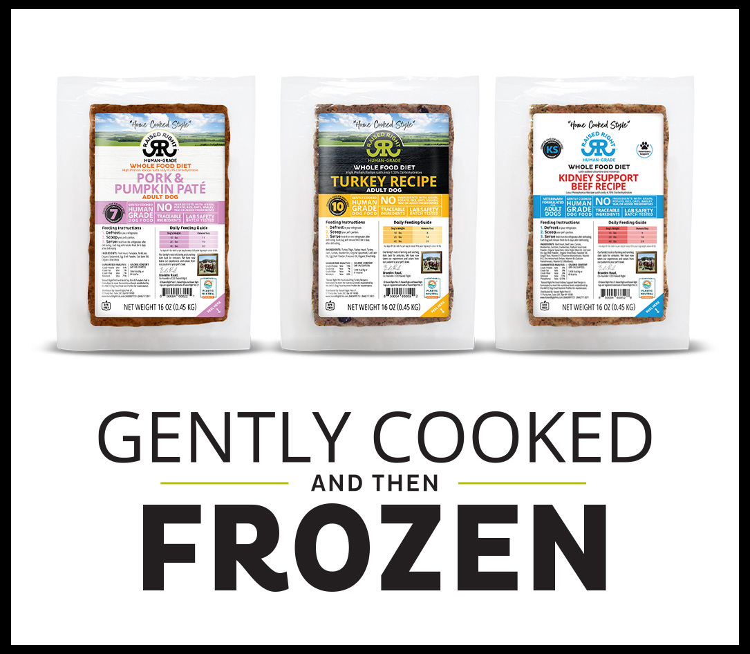 Select Type of Human Grade Dog Food - Raised Right - Human-Grade Pet Food